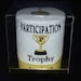 Participation Trophy Gag Gift, Embroidered Participation Trophy Toilet ...