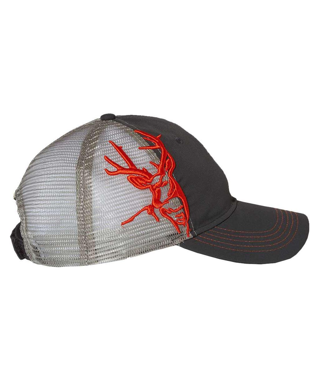 3D Deer - Graphite Mesh Hat With Embroidered 3D Deer Design. Great ...