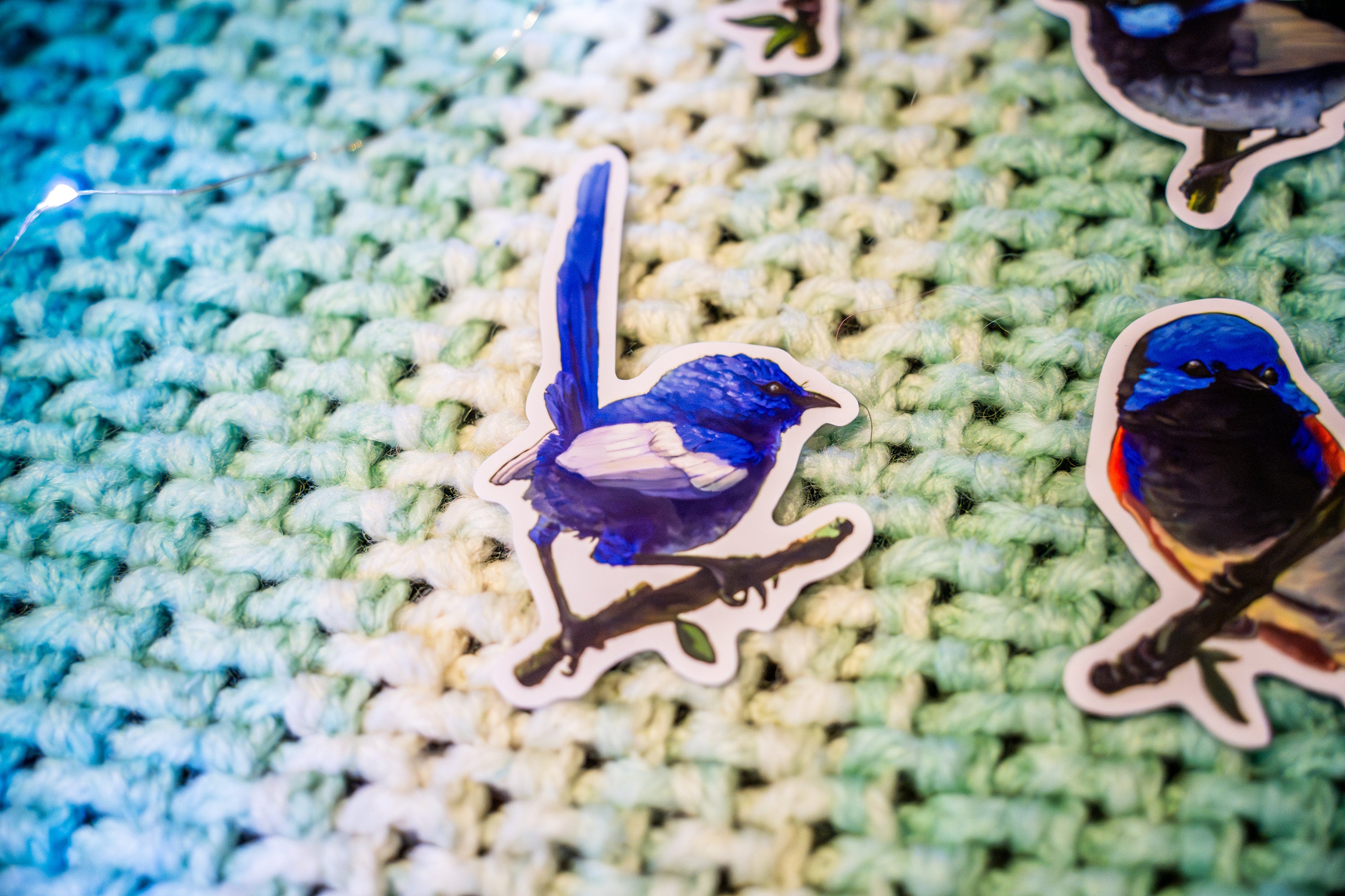 Fairy Wren Vinyl Sticker Australian Native Birds 3 Inch Weather ...