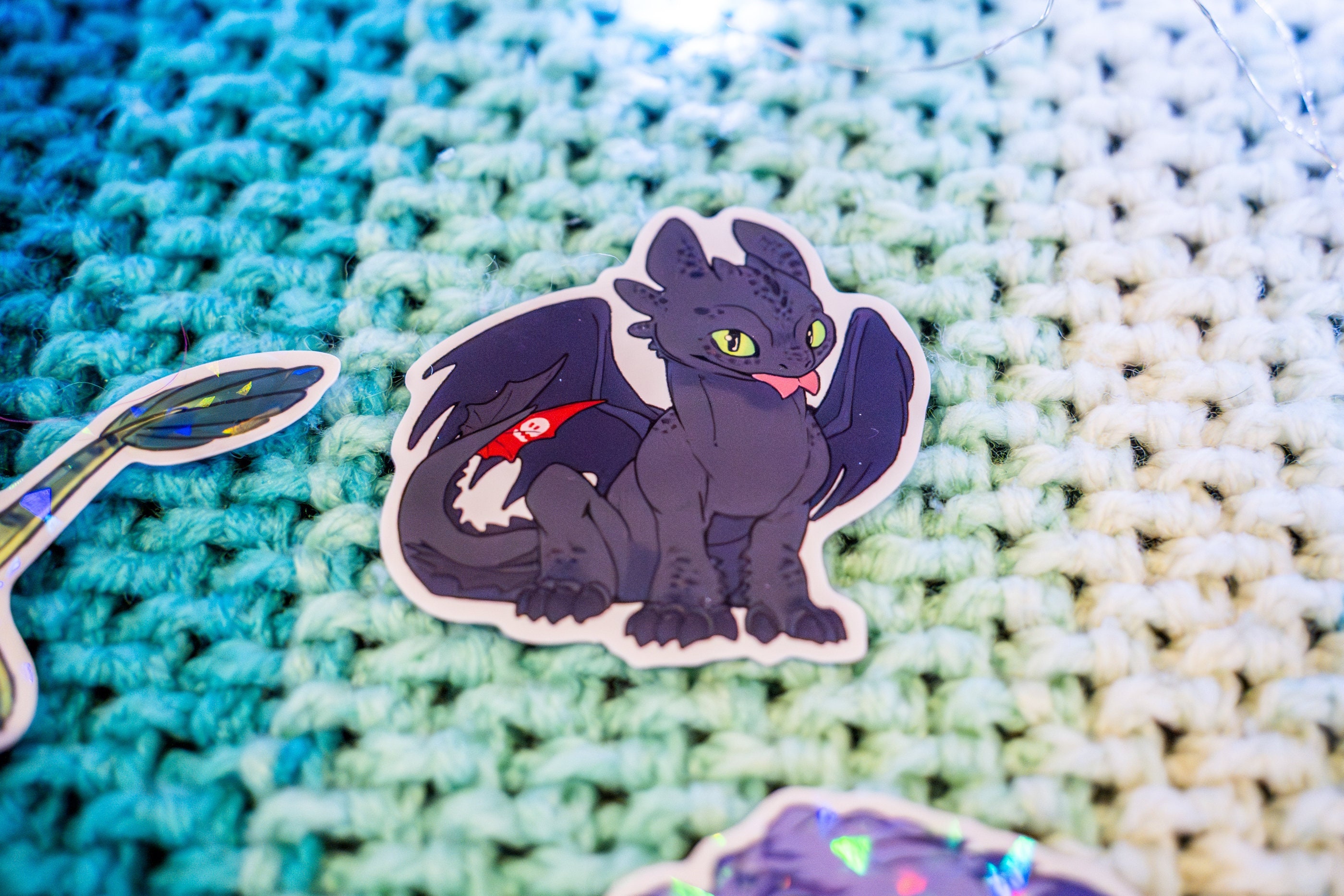 Toothless Vinyl Sticker How to Train Your Dragon Cute 3 Inch Weather ...