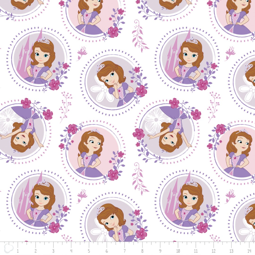Floral Frame in White - Sofia the First by Camelot Design Studio From ...