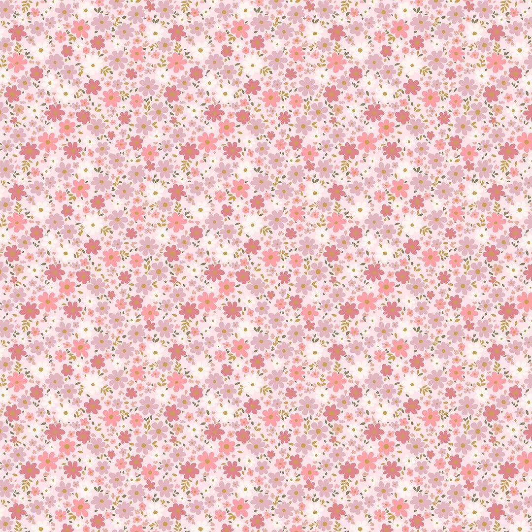 Meek Pink Bolt - Flower Magic Collection by RJR Fabrics - 100% Cotton ...