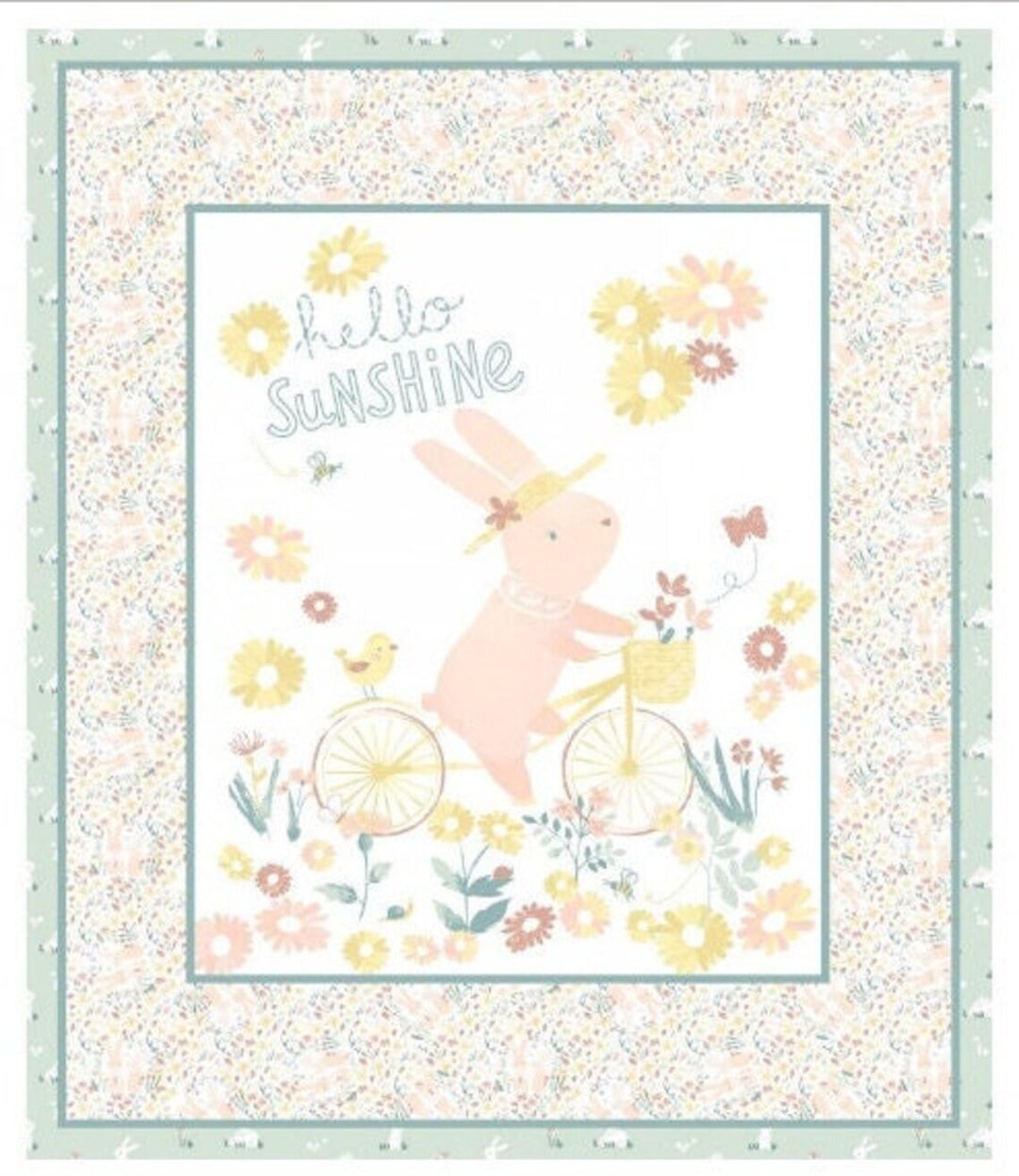 PANEL 36x44/45" - Sunny Bunny Collection by Springs Creative - Quilting ...