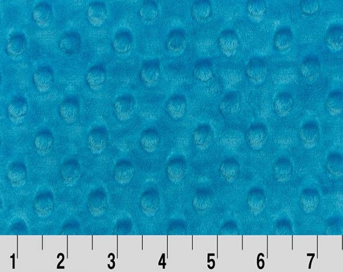 Shannon Minky Fabric, Shannon Dimple Dot Minky, Azure Dimple Dot Minky ...