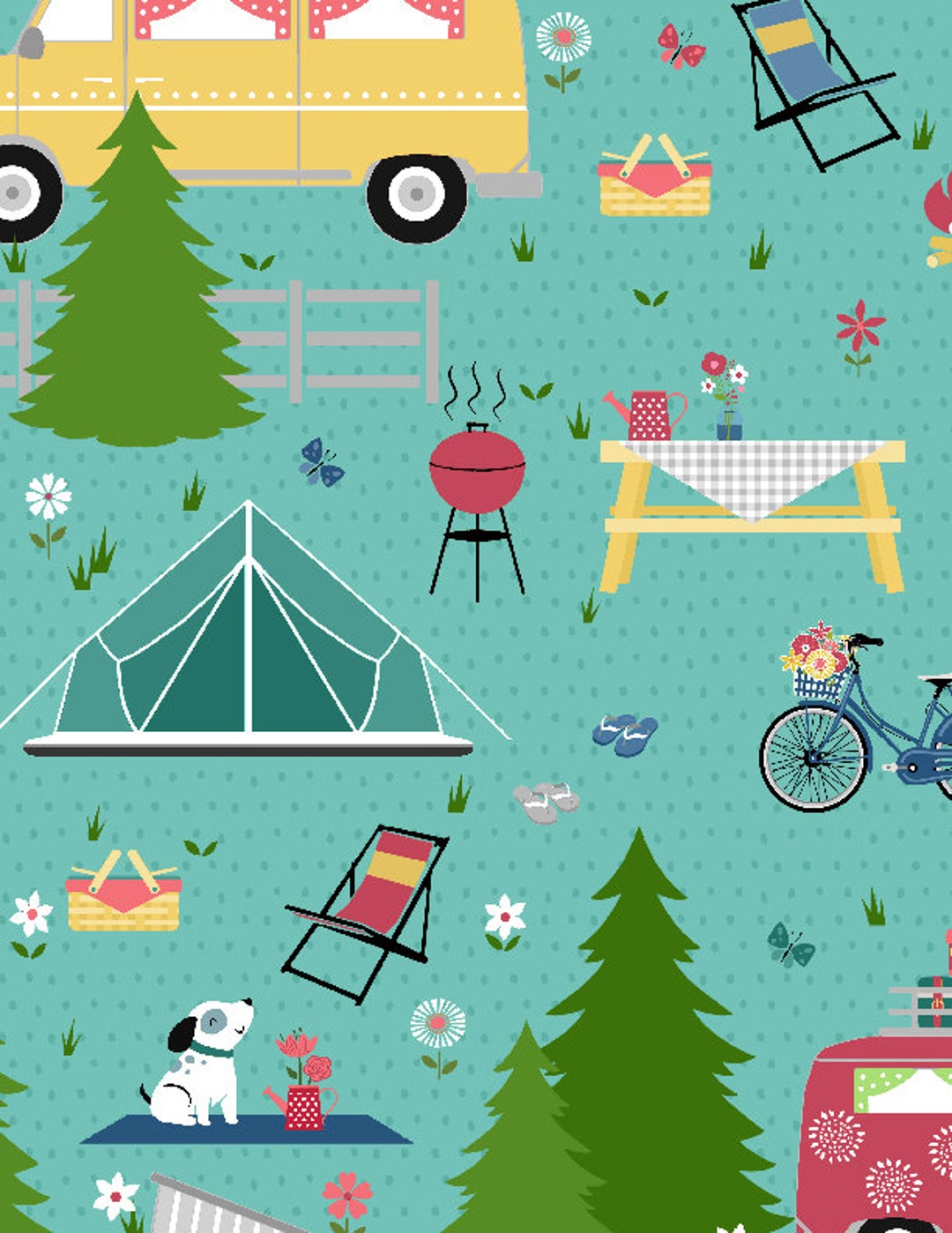 Adventure Time Collection by Anne Rowan for Wilmington Prints Fabrics ...