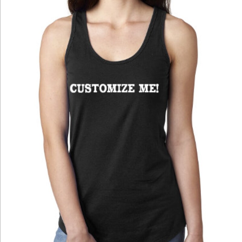 Racer Back Tank Tops - Etsy