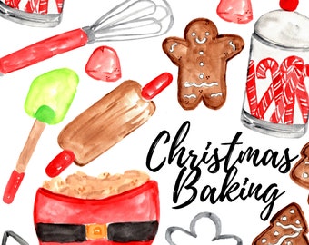 Christmas Baking Clip Art - Etsy