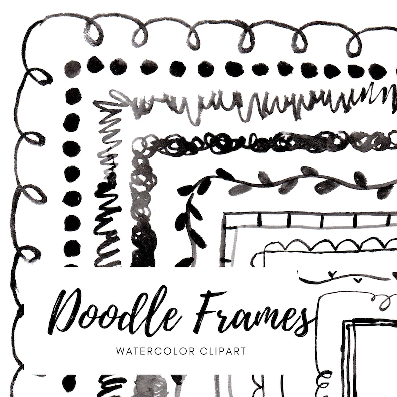 Doodle Border - Etsy