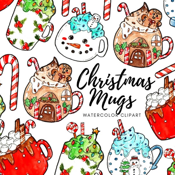 Hot Cocoa Clipart - Etsy