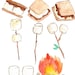 Watercolor Clip Art - Smores Clip Art - Camping - Food - Marshmallow ...