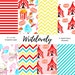 Seamless Carnival Digital Scrapbook Paper - Circus Digital Paper ...