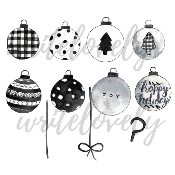 Holiday Clipart Black And White