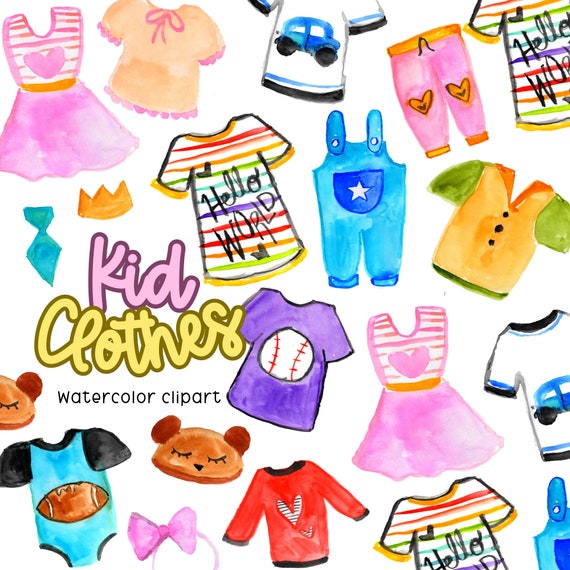Kids Clothing Clip Art