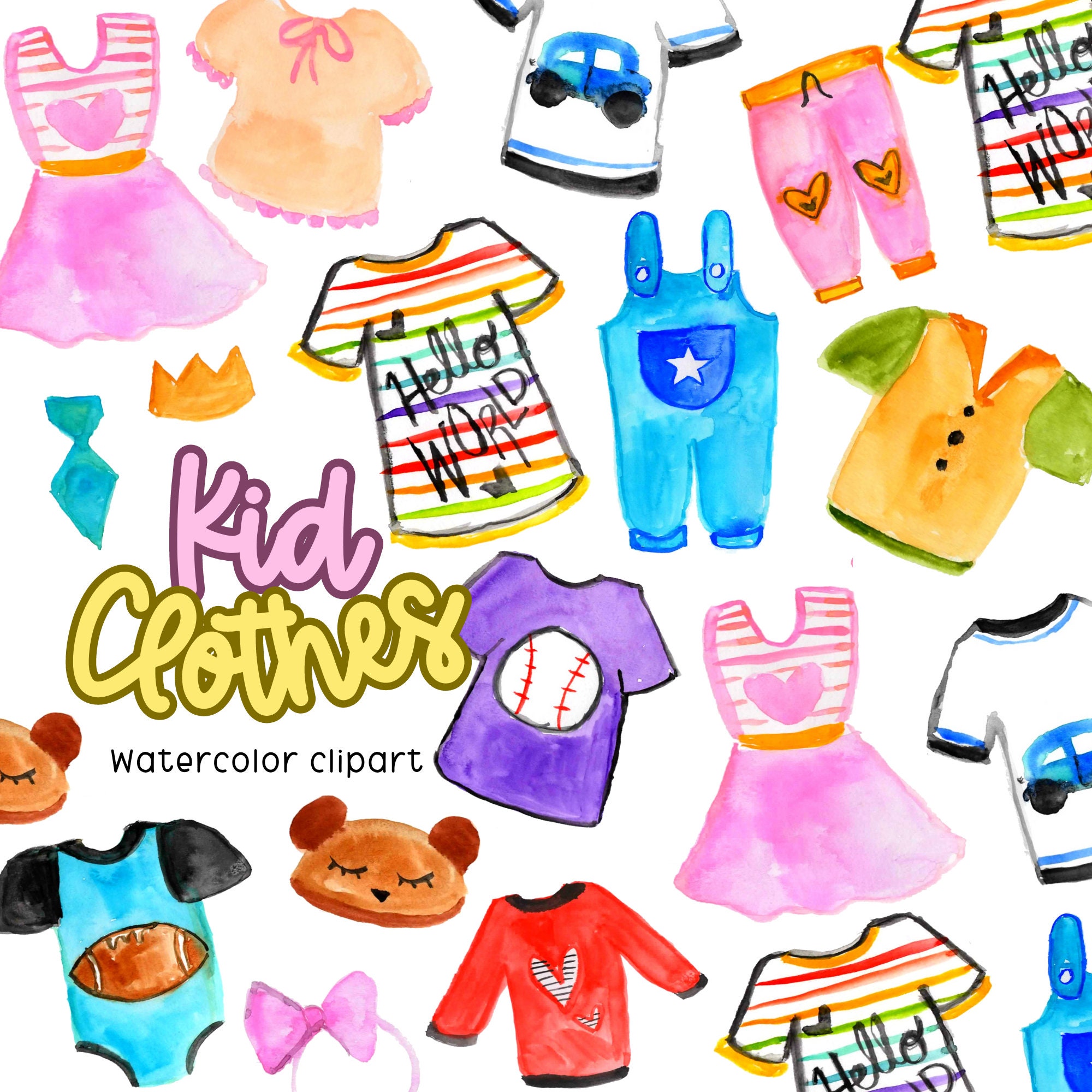 Kid Clothes Clipart