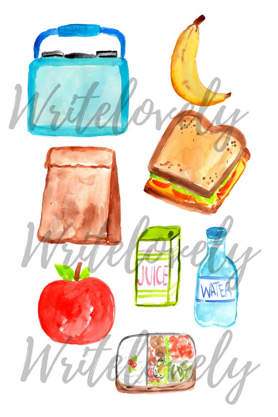Brown Bag Lunch Clipart