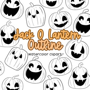 Halloween Clip Art Pumpkin Doodle Clipart Jack O Lantern Fall Autumn ...