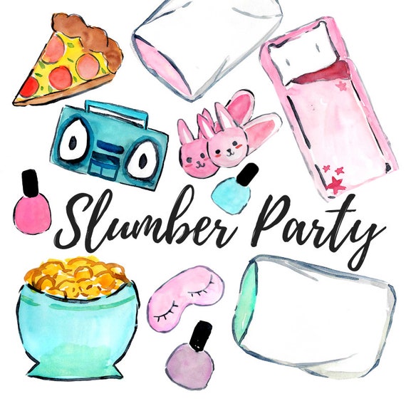 Kids Slumber Party Clipart