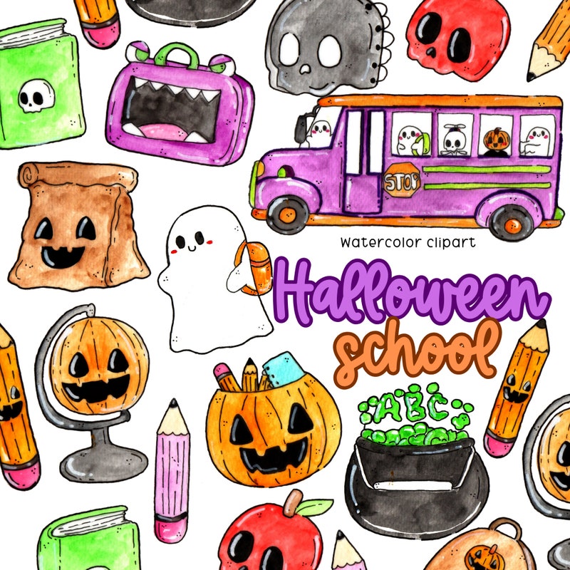 Halloween Clipart - Etsy