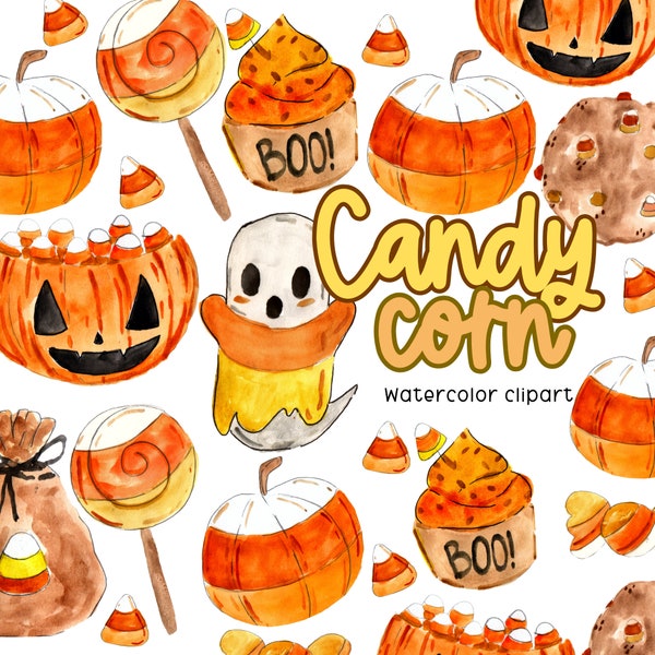 Pumpkin Candy Corn - Etsy