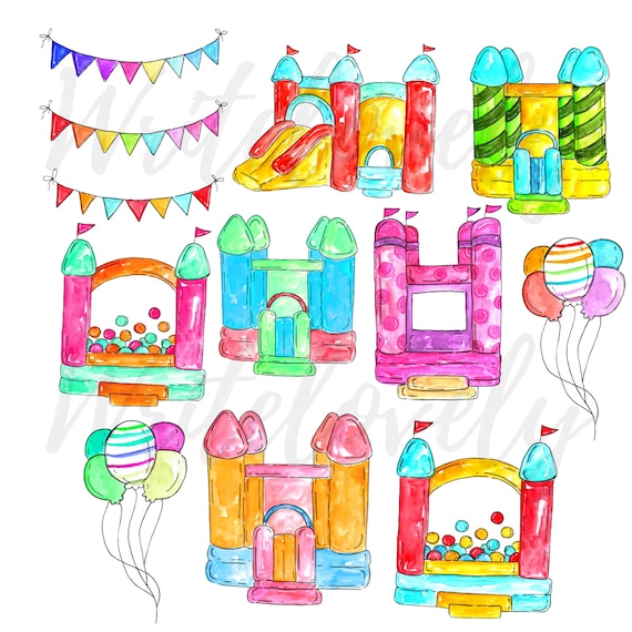 Bounce House Clip Art