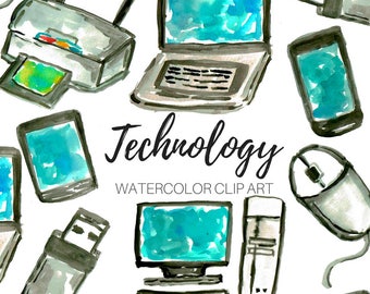 Technology Clip Art - Etsy