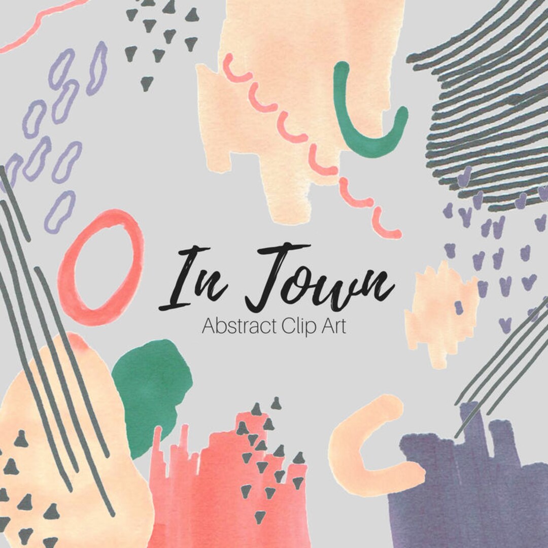 Abstract Art Clip Art - Hand Drawn Clip Art - Design Clip Art - Blogger ...