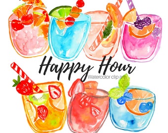 Happy Hour Art - Etsy