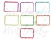 Scallop Borders Clipart Border Graphics Rainbow Doodle Clipart Digital ...