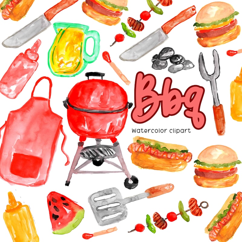 Bbq Clip Art - Etsy