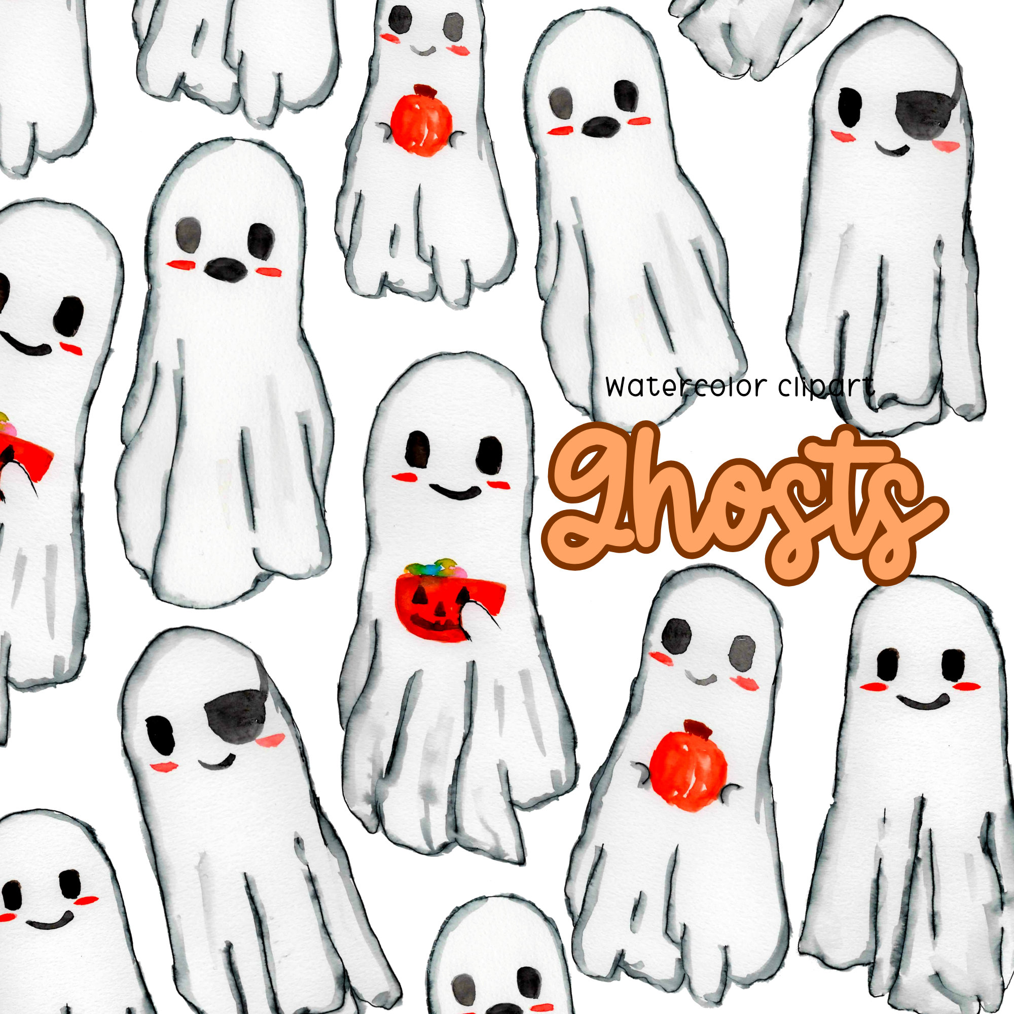 Happy Ghost Clipart