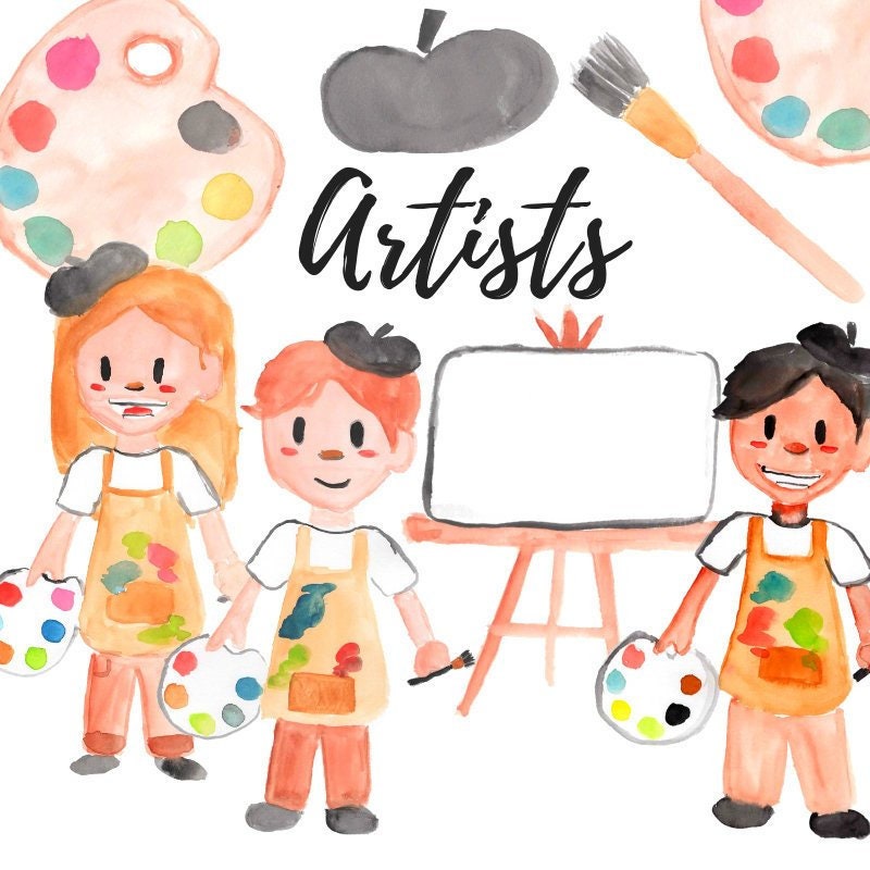 Child Artist Clip Art