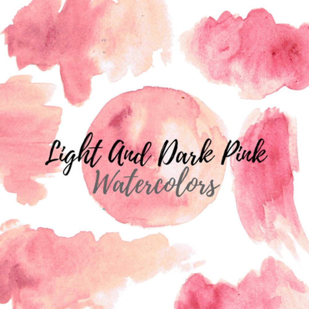 Watercolor Clip Art - Watercolor Splash Blots for Commercial Use - Etsy