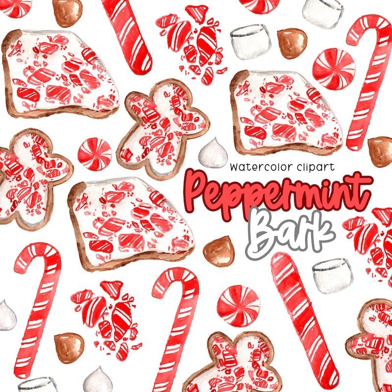 Peppermint Clip Art - Etsy