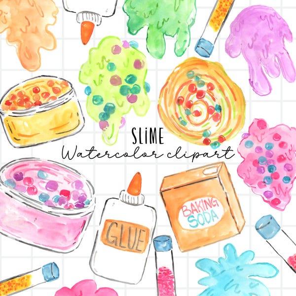 Slime Stickers - Etsy