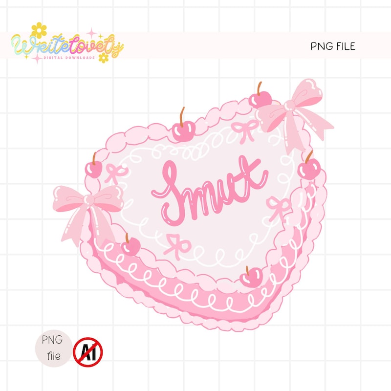 Coquette Cake Sticker - Etsy