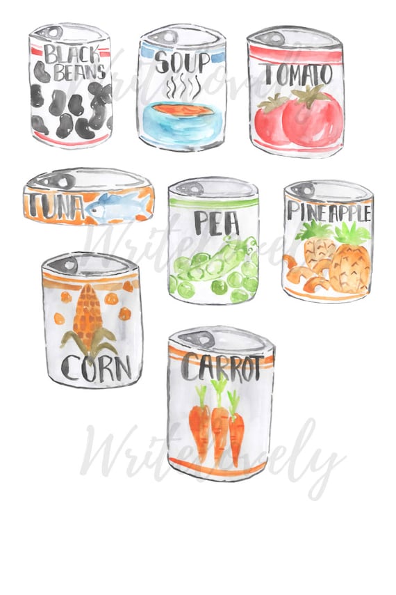 Non Perishable Food Clipart