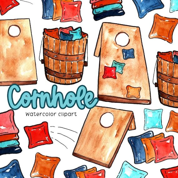 Cornhole Game Clip Art