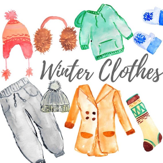 Winter Clothing Clipart