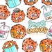 Watercolor Clipart, Smart Cookies, Chocolate Chip Cookie, Milk, Back to ...