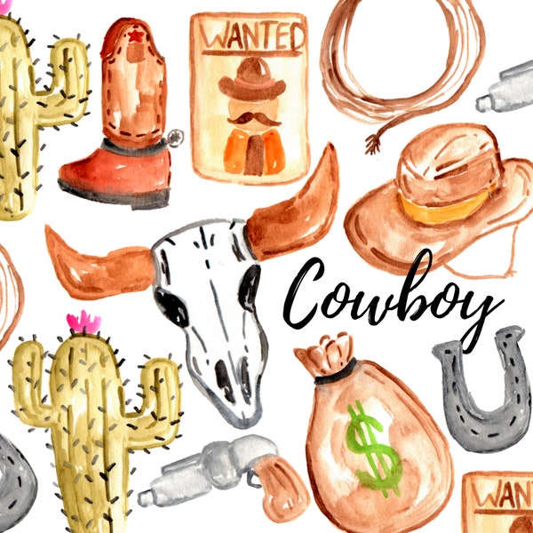 Cowboy Graphics - Etsy
