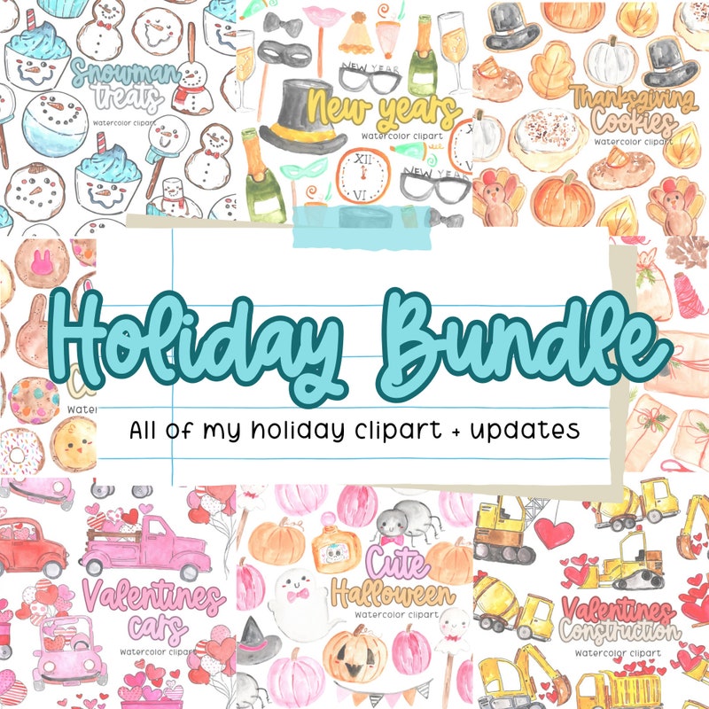 Holiday Clipart - Etsy
