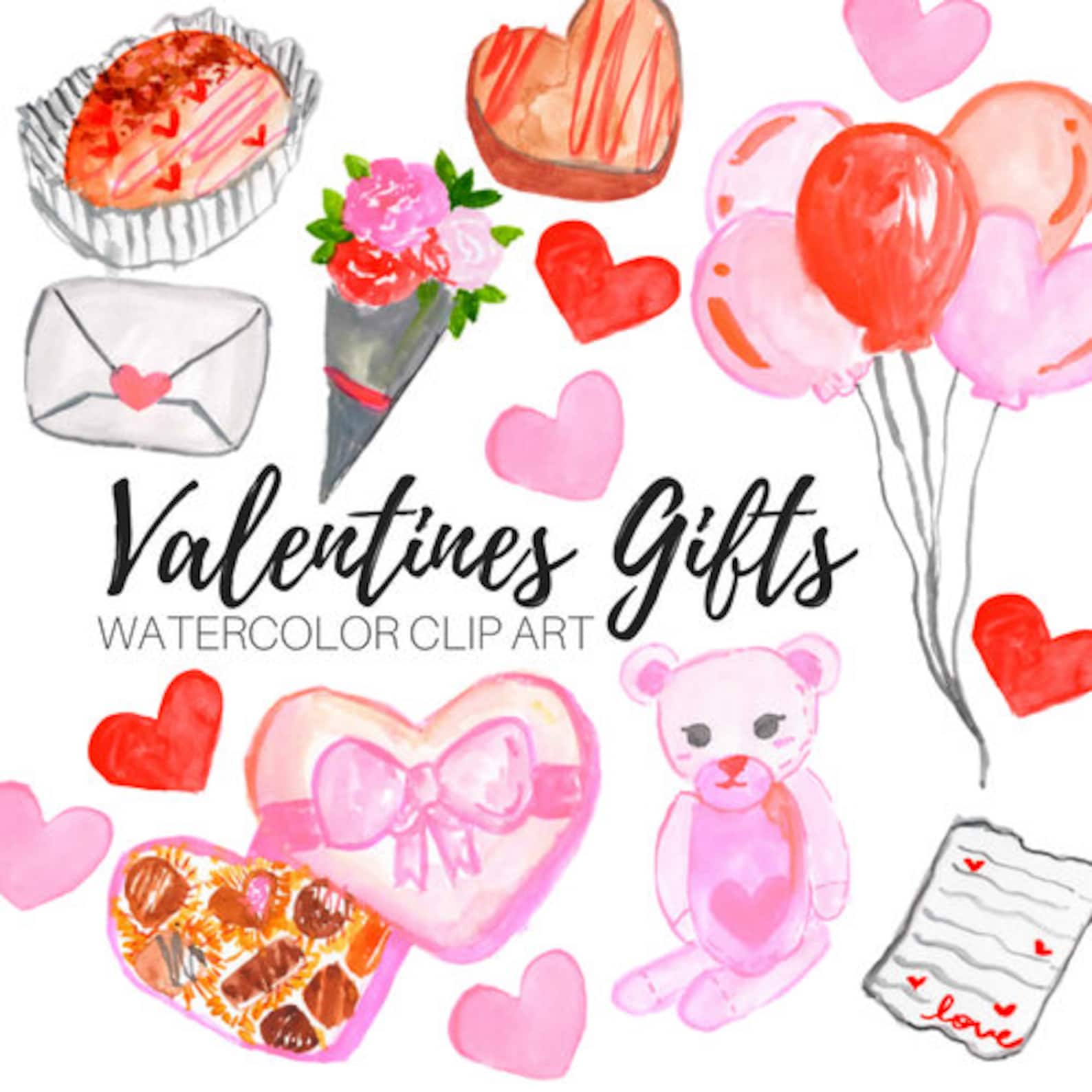 Valentines Clip Art V Day Clip Art Couple Clip Art | Etsy