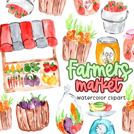 Open Air Market Clipart