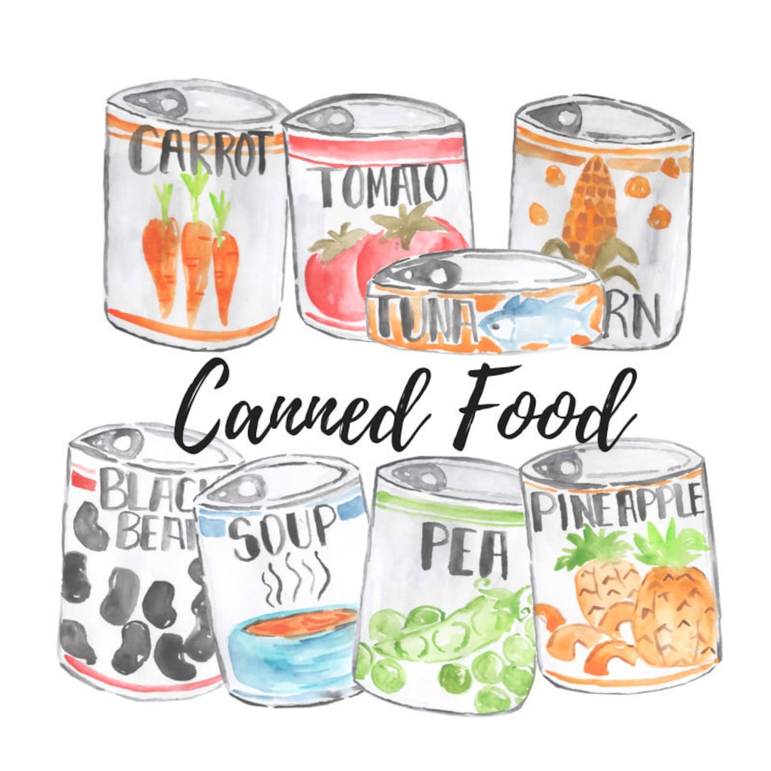 Canned Fruit Clipart Images