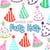 Triangle Clip Art - Watercolor Clip Art - Watercolor Triangles - Shape ...