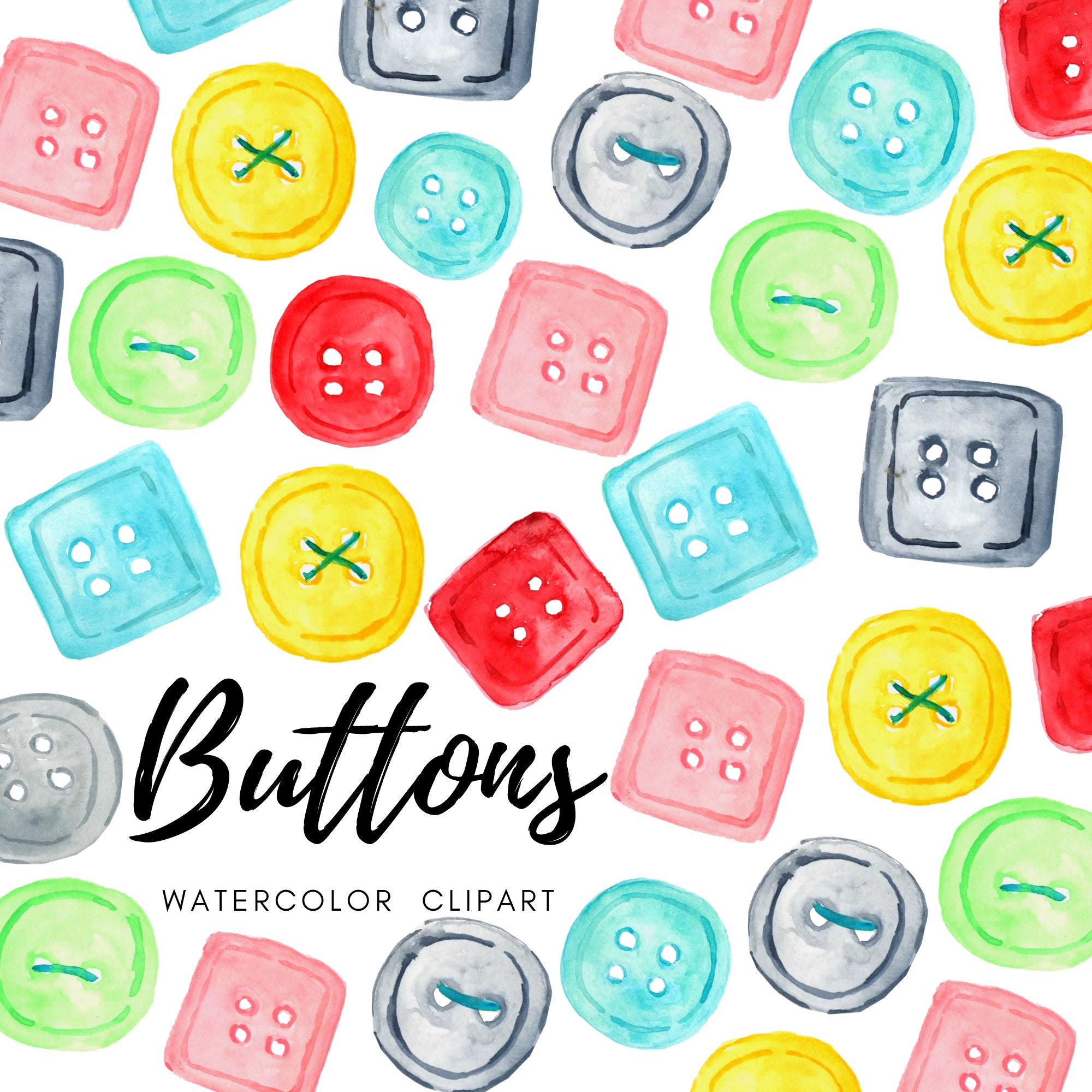 Sewing Button Clipart