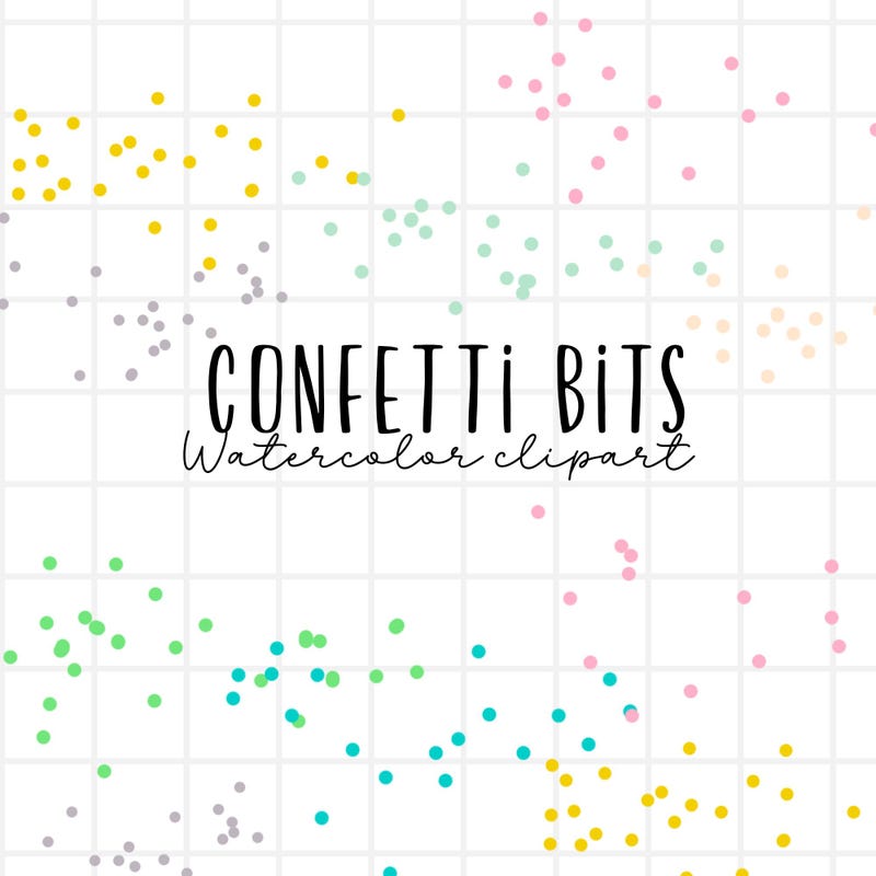 Pastel Confetti - Etsy