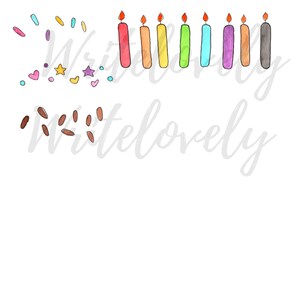 Watercolor Clip Art - Cute Cake, Baking, Make Your Own, Cake Decorating ...
