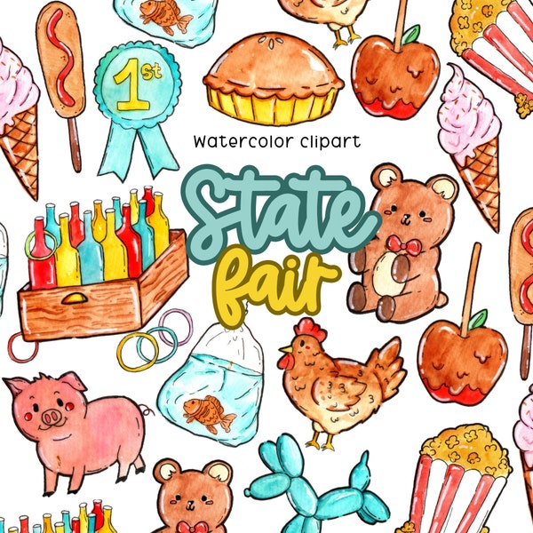 Summer Fair Clipart - Etsy UK