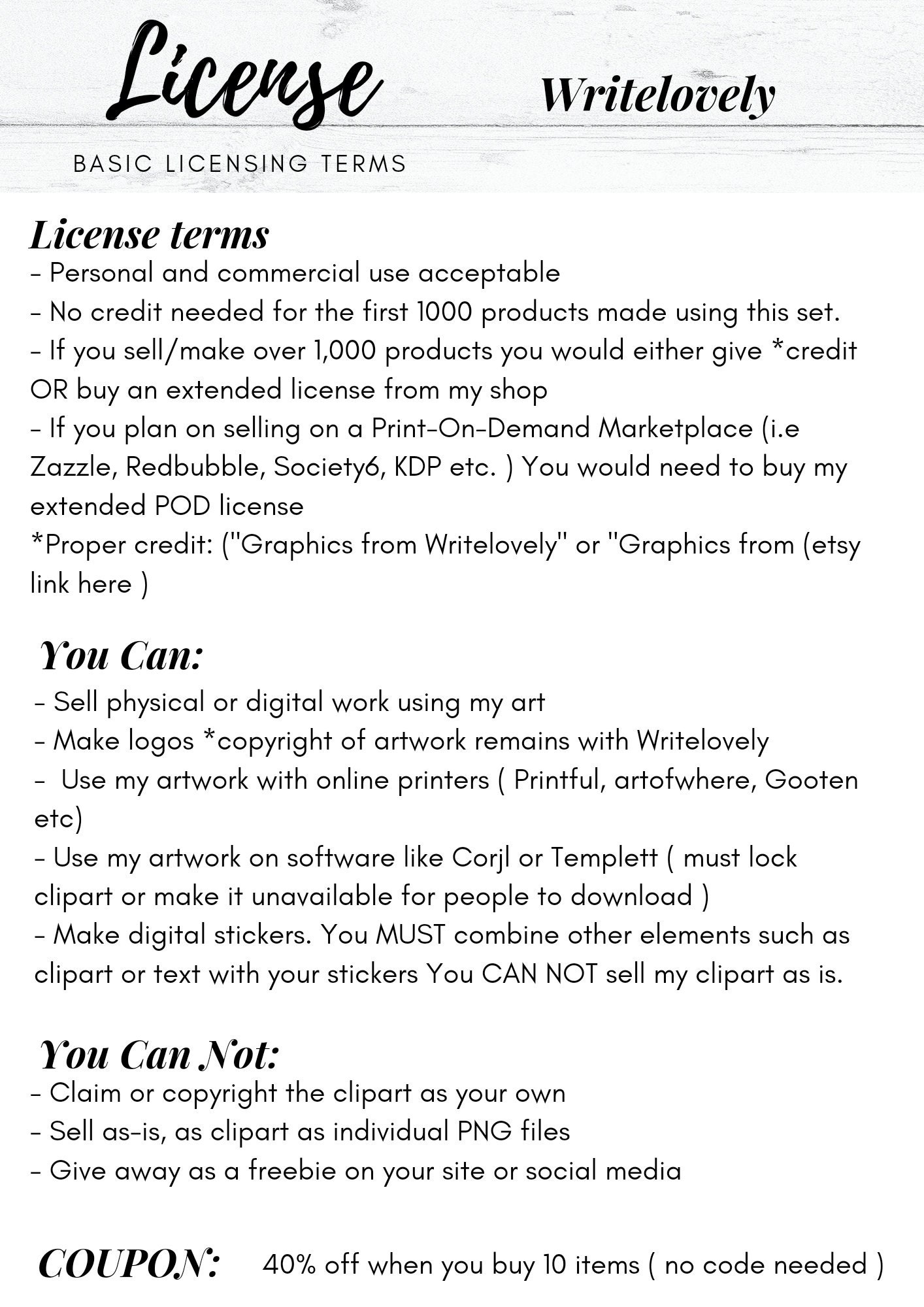 Watercolor Clipart Doodle Frameborders Handpainted Black - Etsy